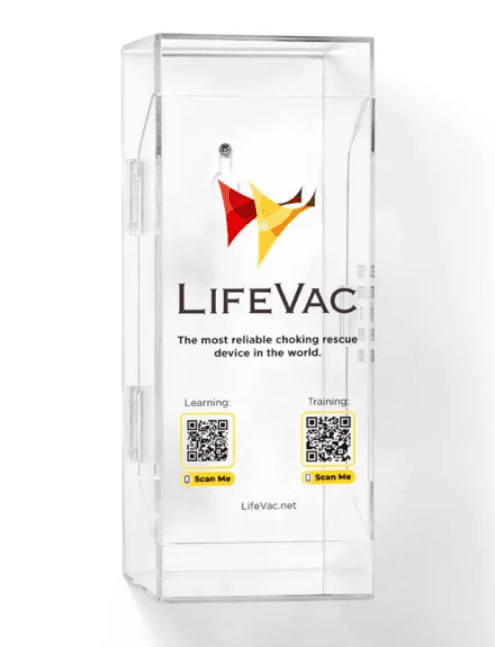 LiveVac Clear Wall Mounted Case - Strategic Emergency Training & Consulting